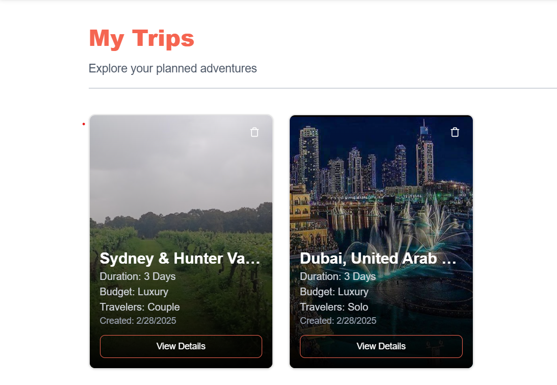 AI Trip Planner